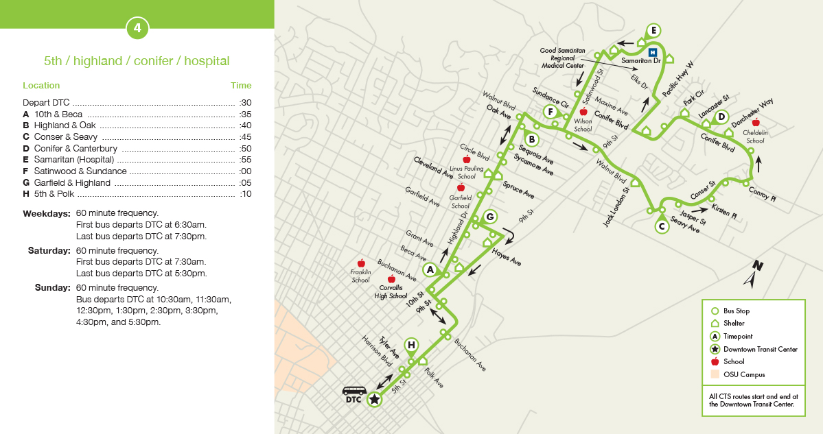 CTS Route 4 | Corvallis Oregon