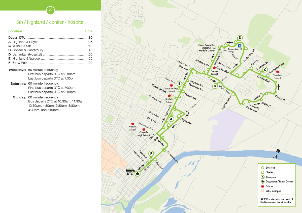 CTS Route 4 | Corvallis Oregon