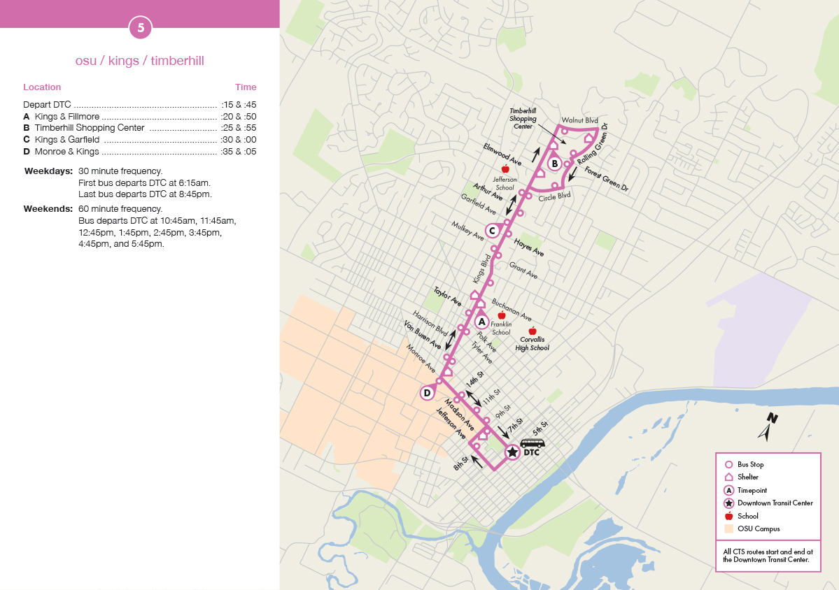 CTS Route 5 | Corvallis Oregon