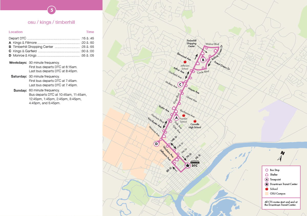 CTS Route 5 | Corvallis Oregon