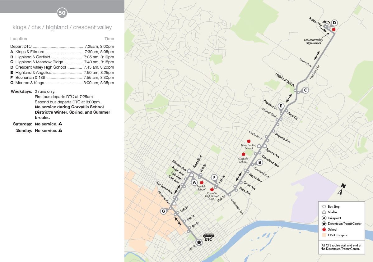 CTS Route 50 | Corvallis Oregon
