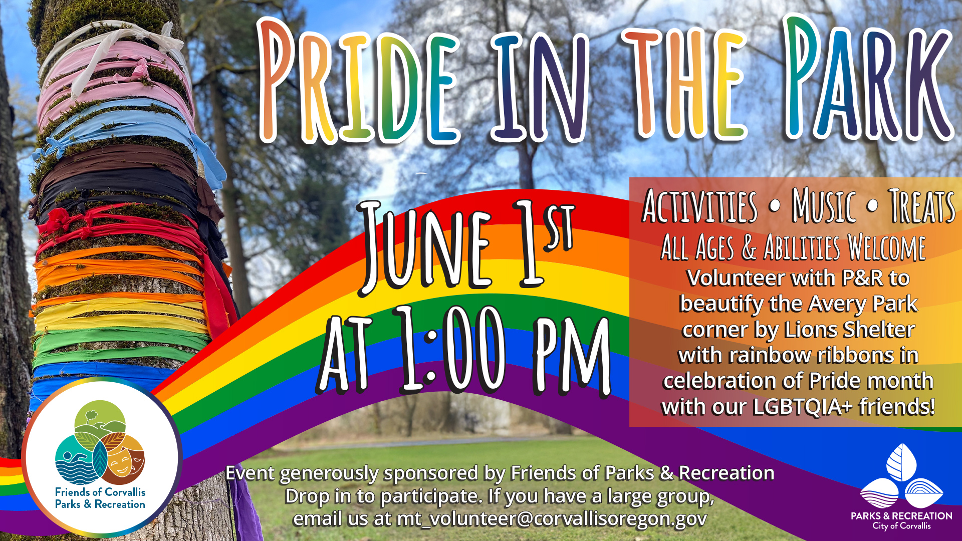 Pride in the Park | Corvallis Oregon