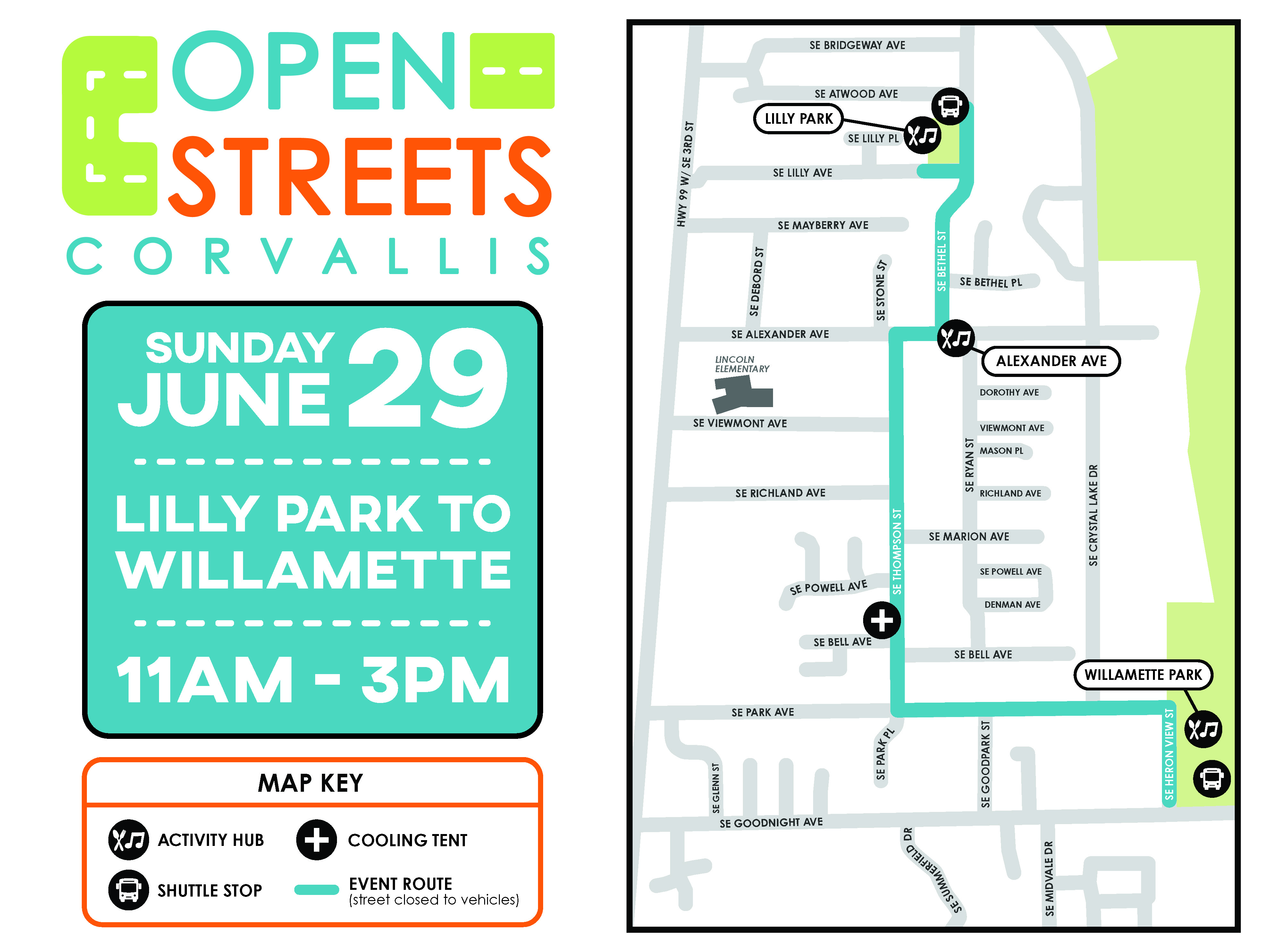 Open Streets Corvallis’ Free Street Festival Returns to South Corvallis ...