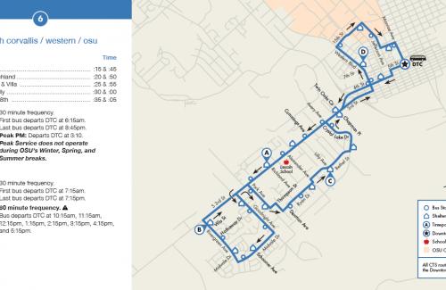 Bus Routes | Corvallis Oregon