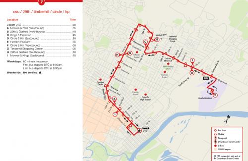 Bus Routes | Corvallis Oregon