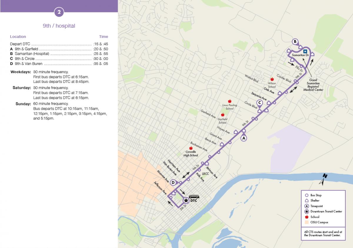 CTS Route 2 | Corvallis Oregon