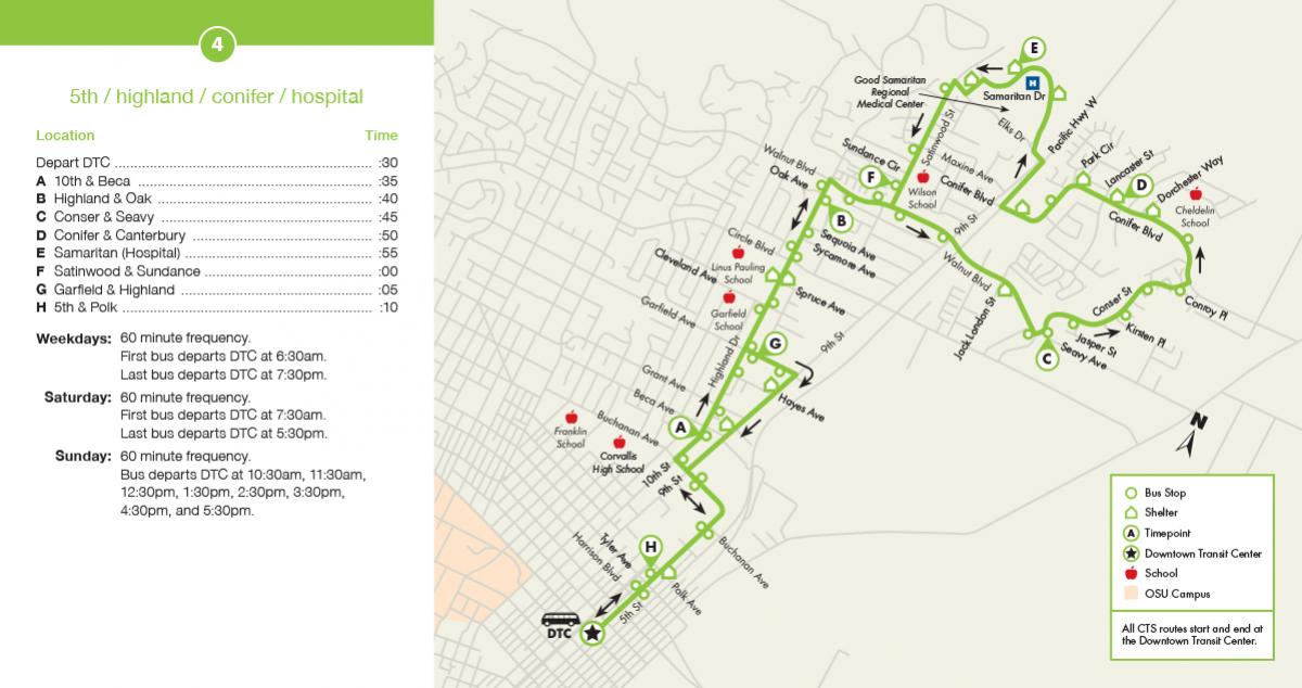 CTS Route 4 | Corvallis Oregon