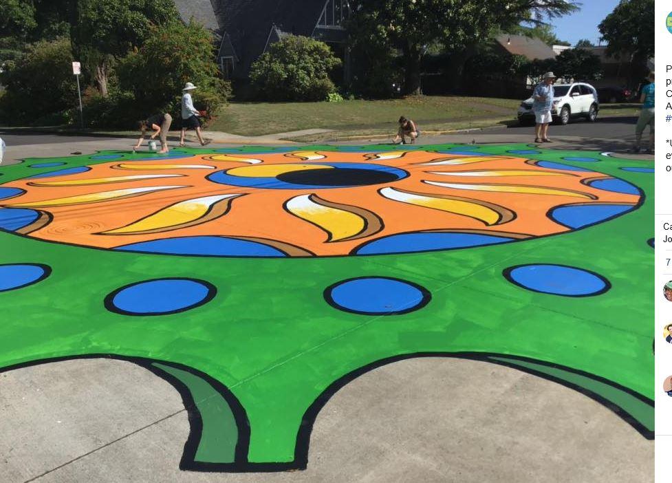 Painted Intersections | Corvallis Oregon