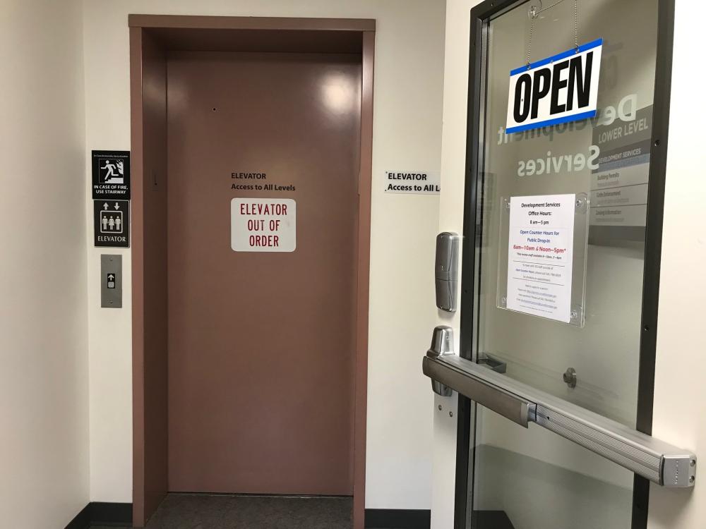 City Hall Elevator Out of Service | Corvallis Oregon