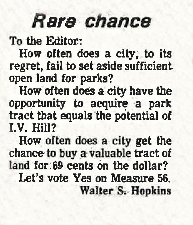 La Historia del Parque Chip Ross | Corvallis Oregon