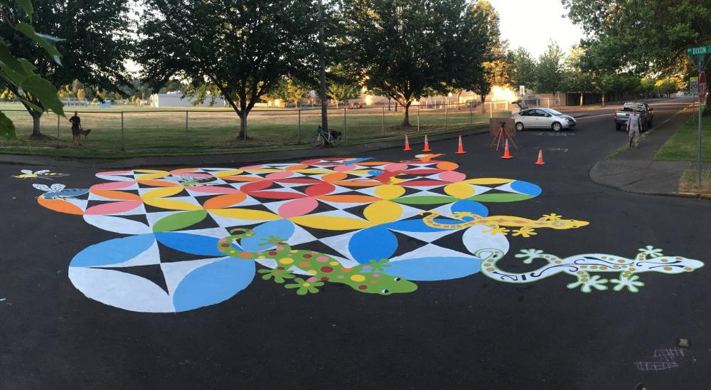 Painted Intersections | Corvallis Oregon